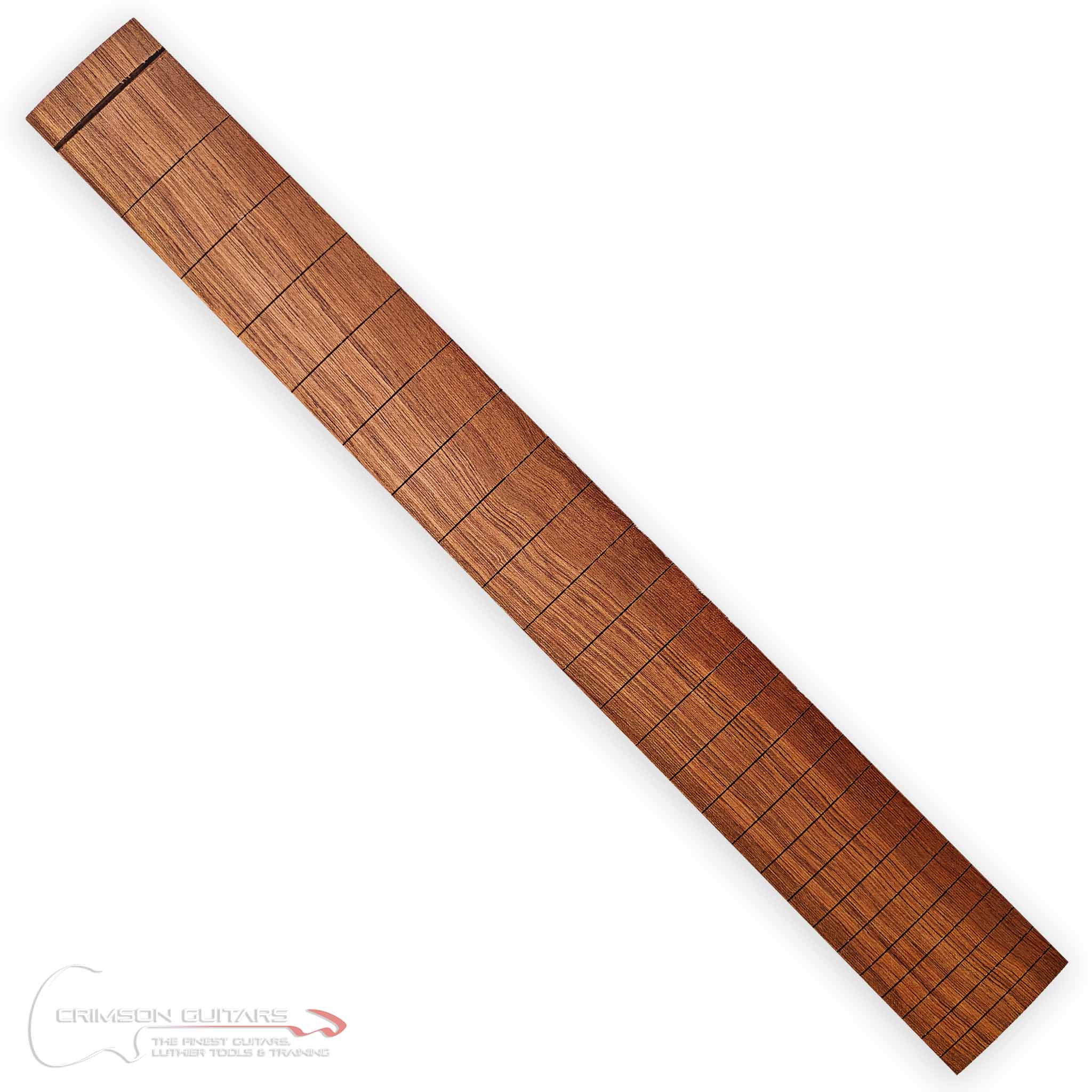 Guitar Fretboard - Bubinga - Pre-Slotted and Radiused