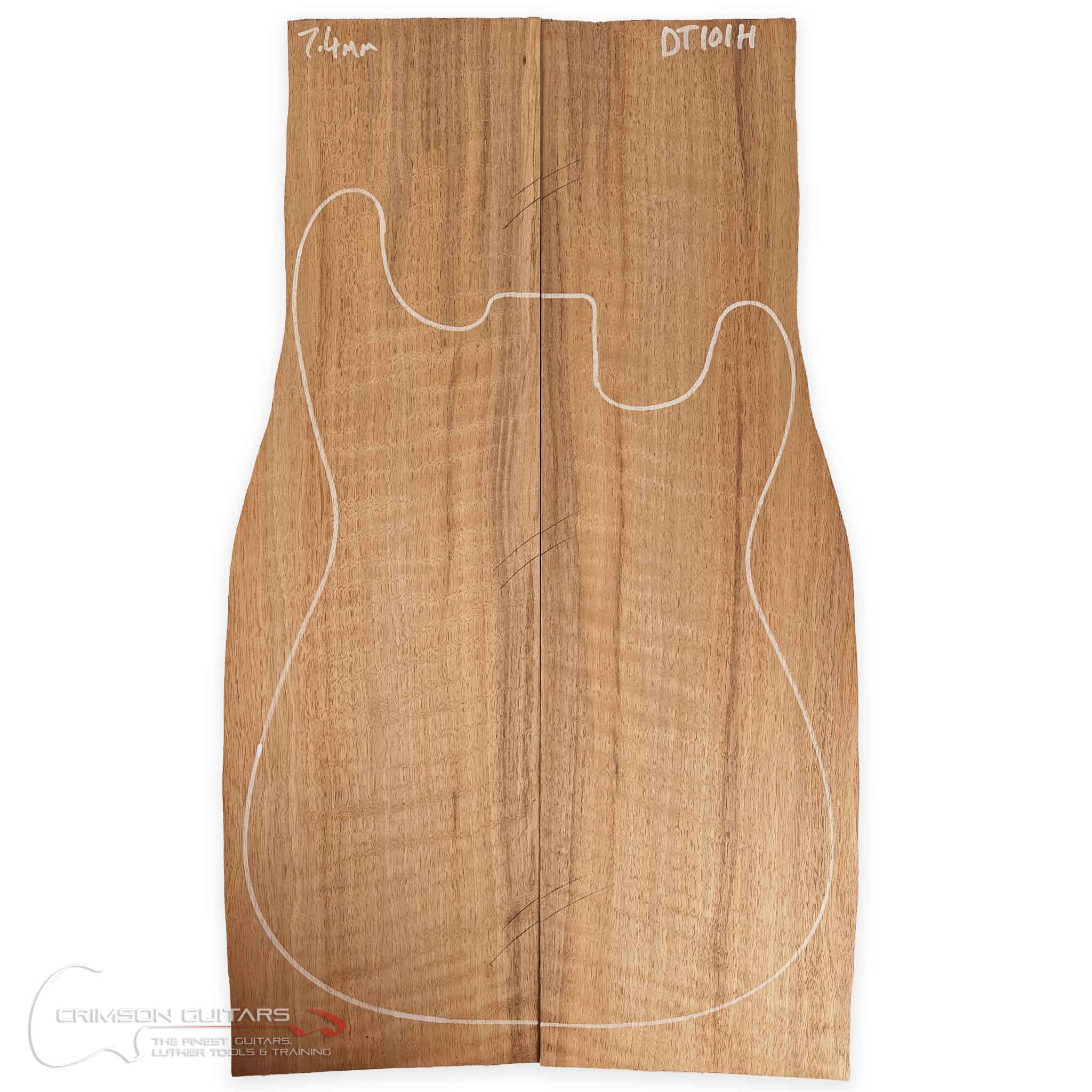 Drop Top - Flamed Walnut - 2 Piece - 7.4mm