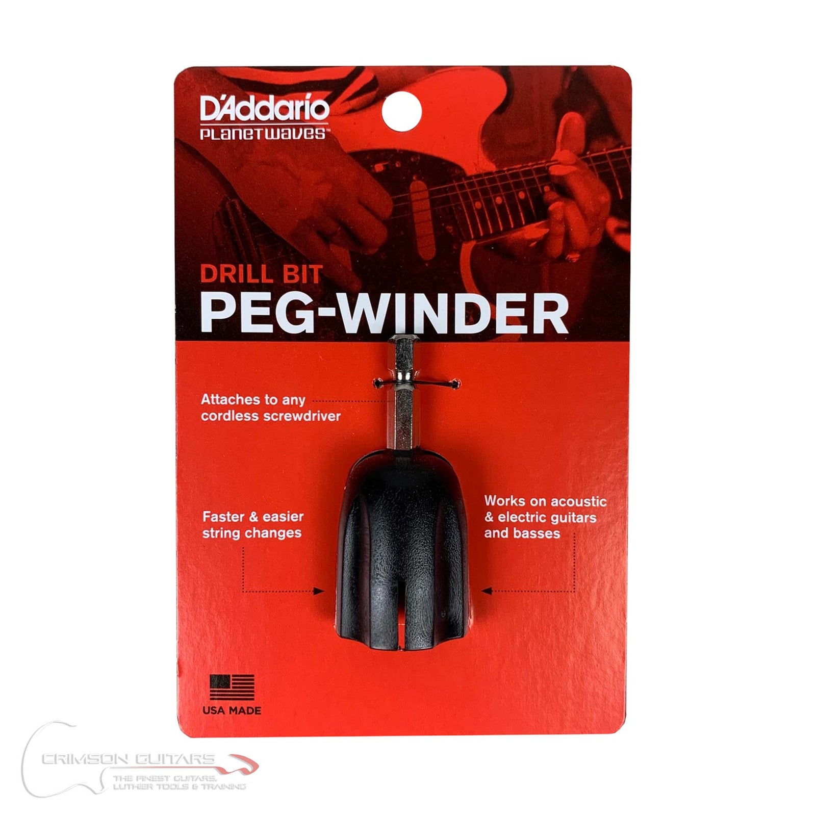 D'Addario Drill Bit Peg Winder