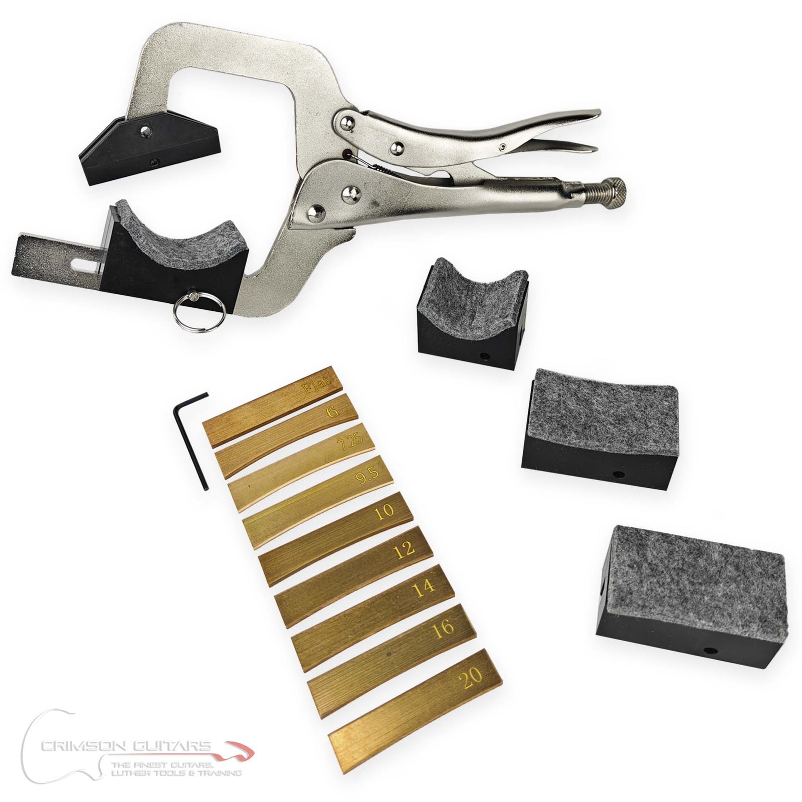 Fret Pressing Clamp - Complete Set