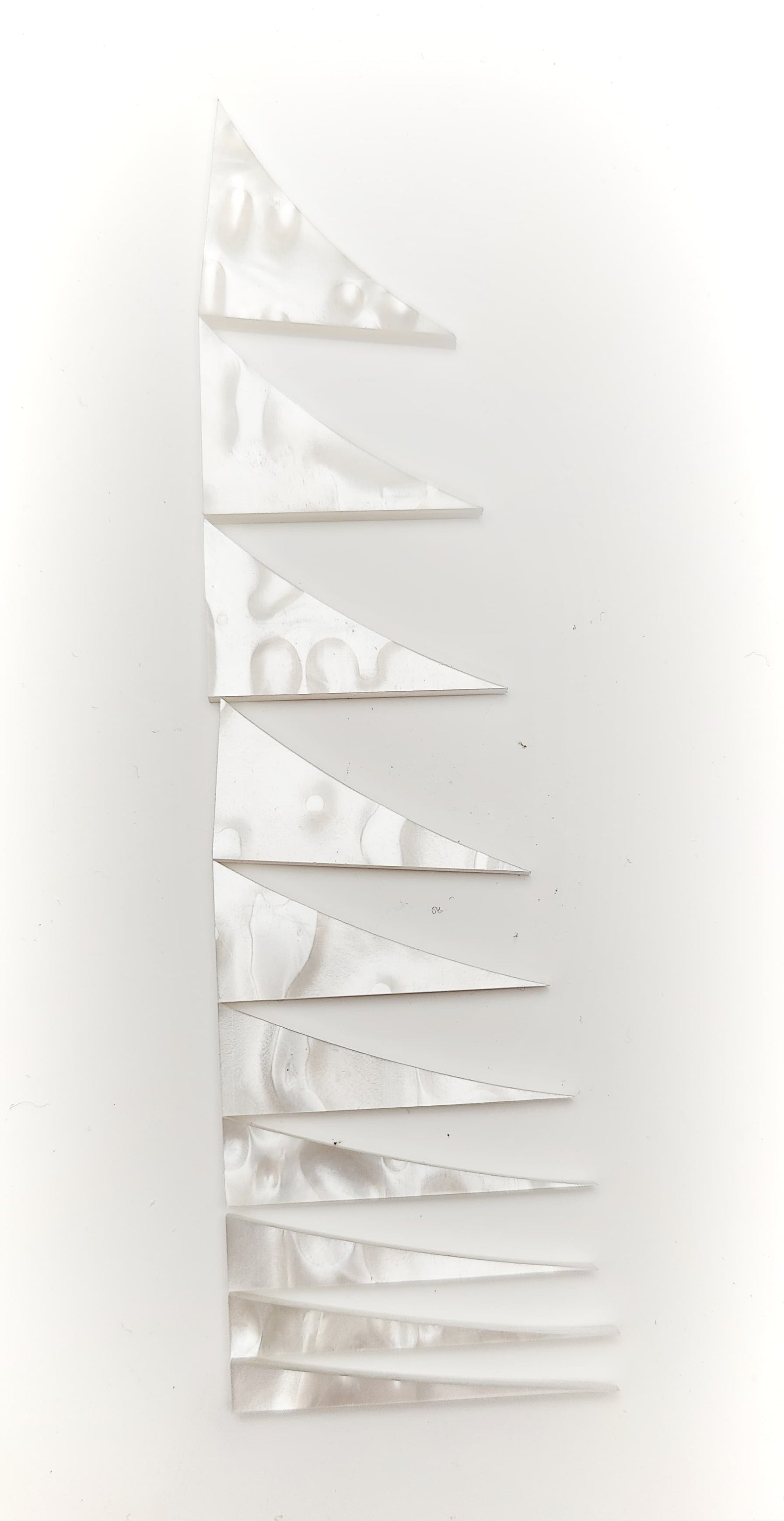 Inlay Set - Shark Fins - Mother of Pearl or Imitation - Set of 10