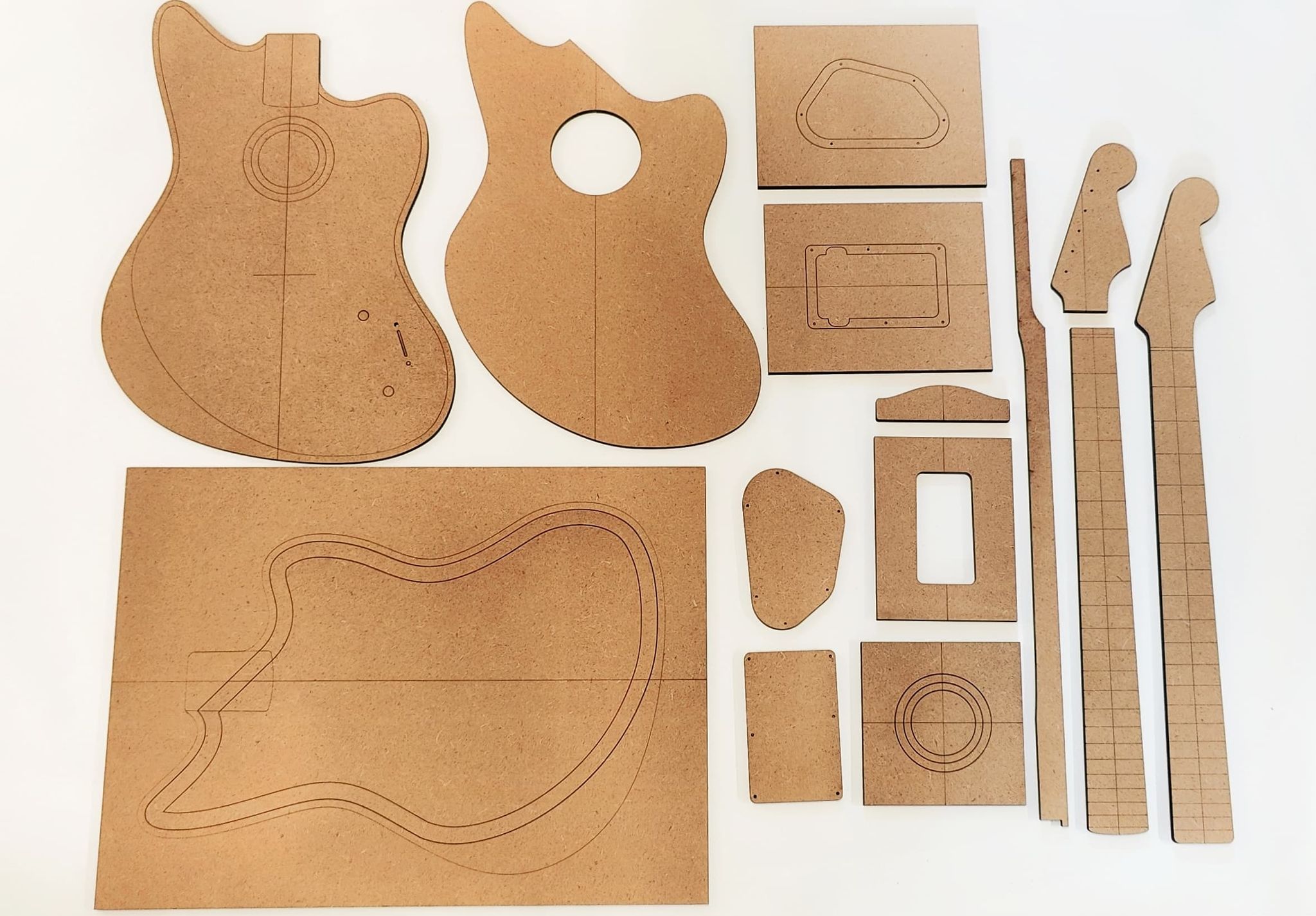 Template Set - Fender Acoustasonic Jazzmaster Type