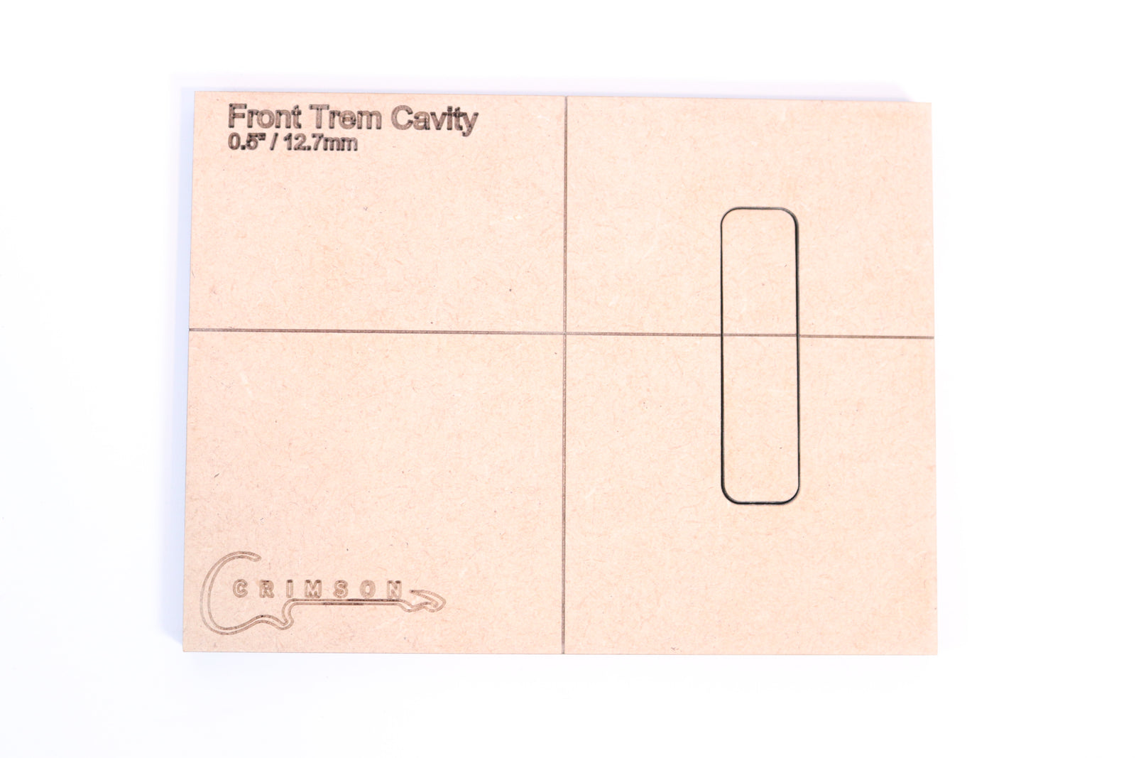 Template - Front Tremolo Cavity