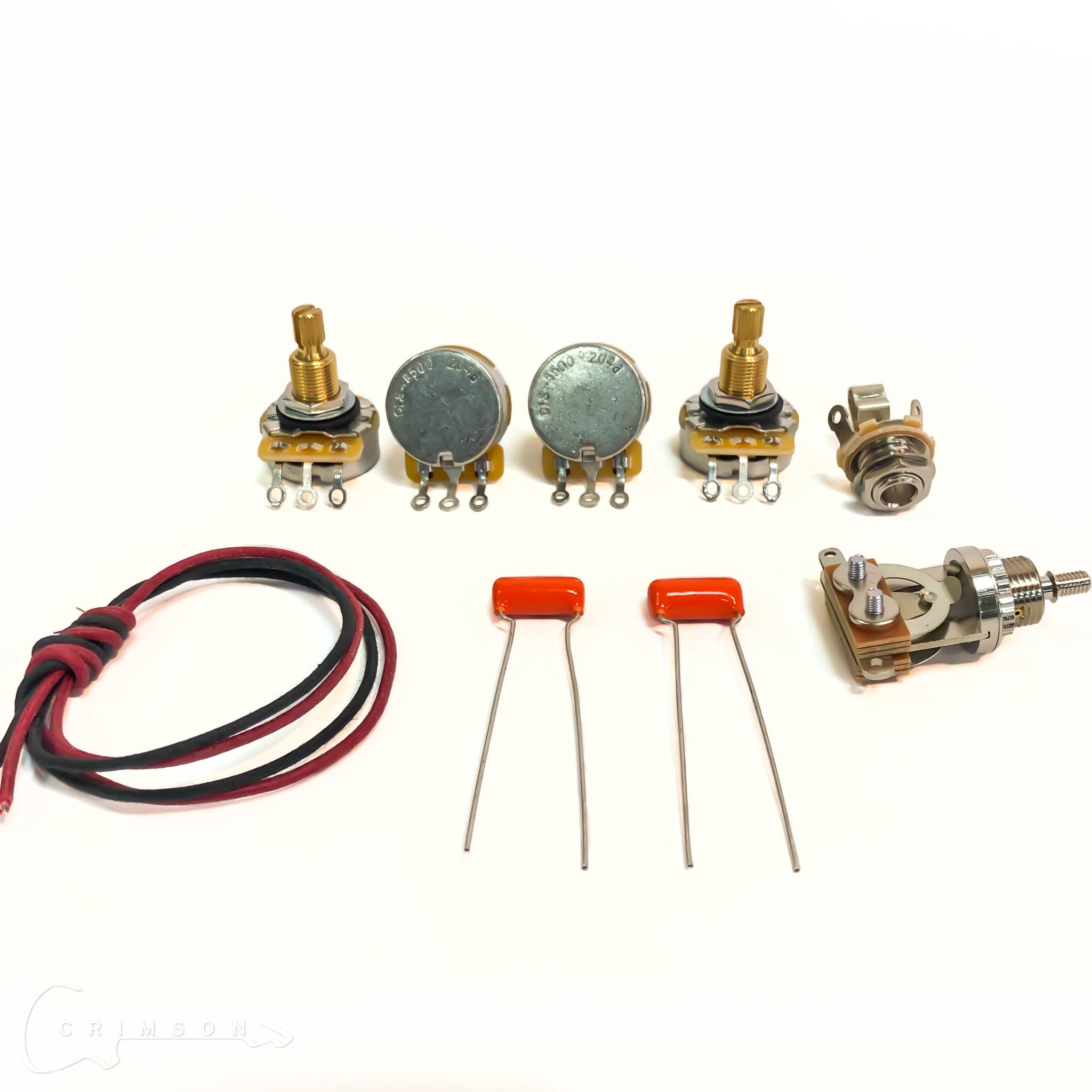 Upgrade Les Paul Wiring Kit (Short Shaft) |NEW|